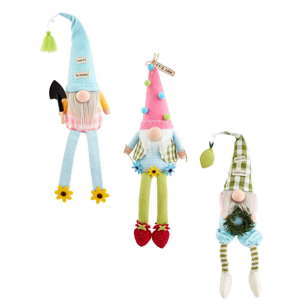 Flower Dangle Leg Gnomes *3 Assorted* – Mermaid Cove