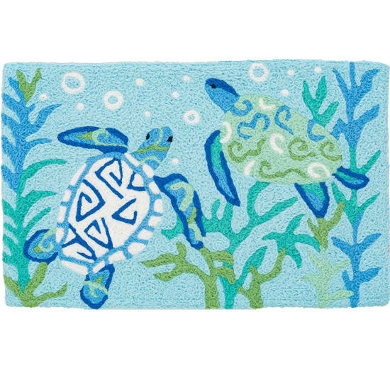 Colorful Sea Turtles Rug – Mermaid Cove