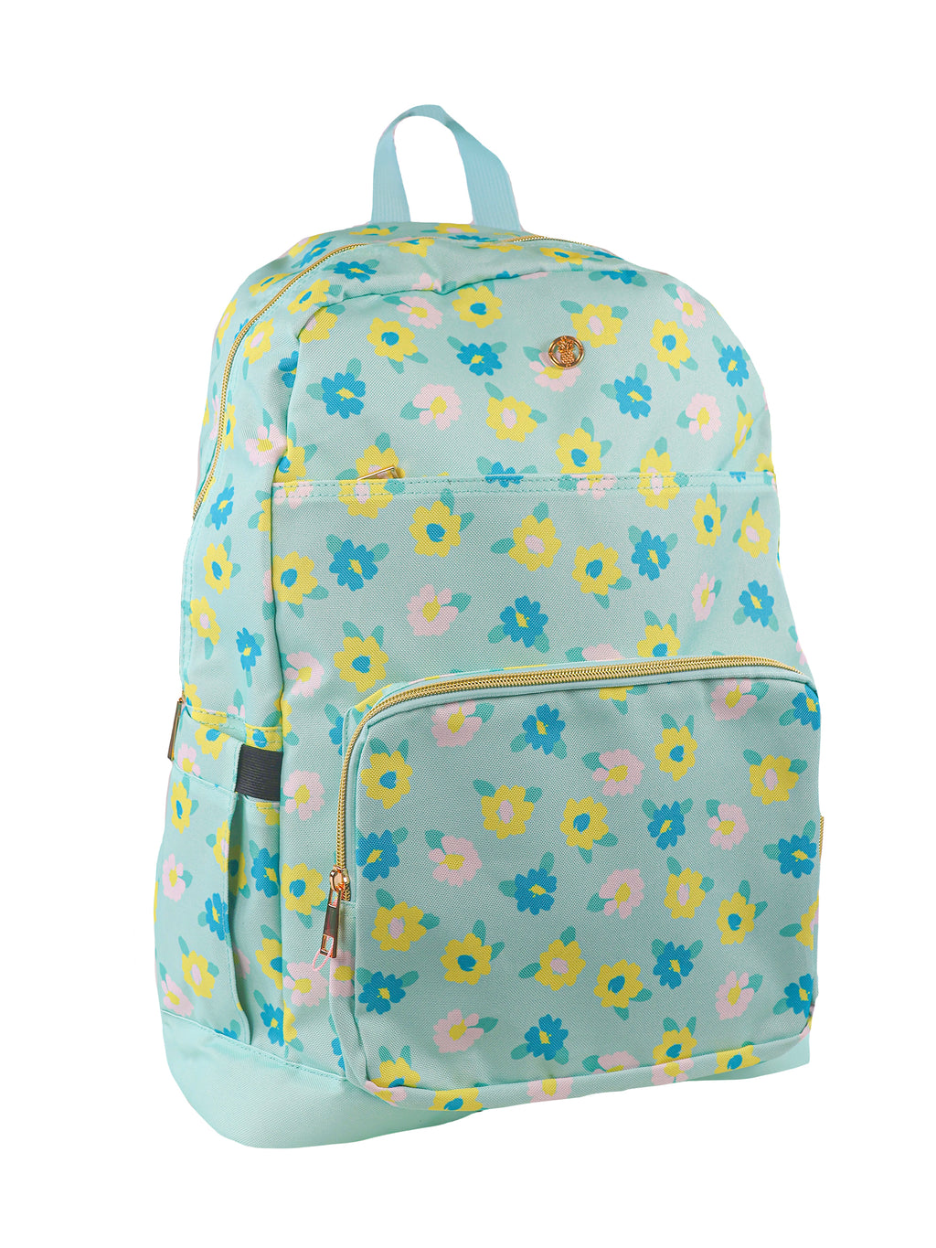 Mint Flowers Backpack – Mermaid Cove
