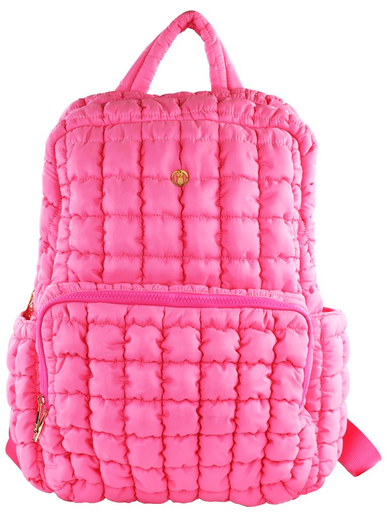 Puff Backpack In Pink – Mermaid Cove