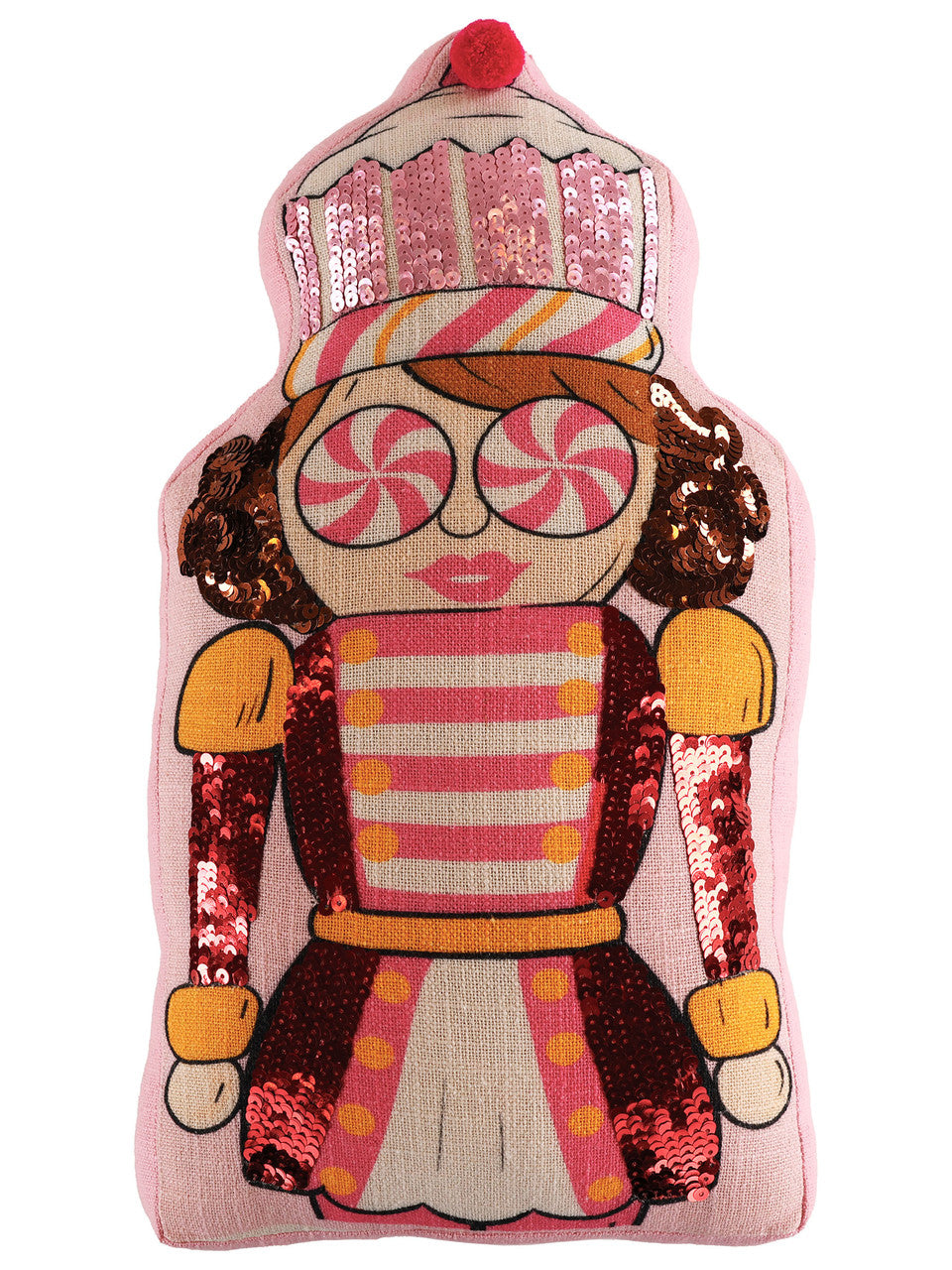 Sequin Nutcracker Pillow – Mermaid Cove