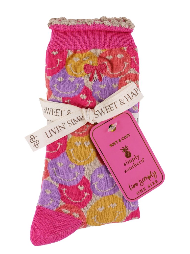 Simply Southern Smile Socks – Mermaid Cove