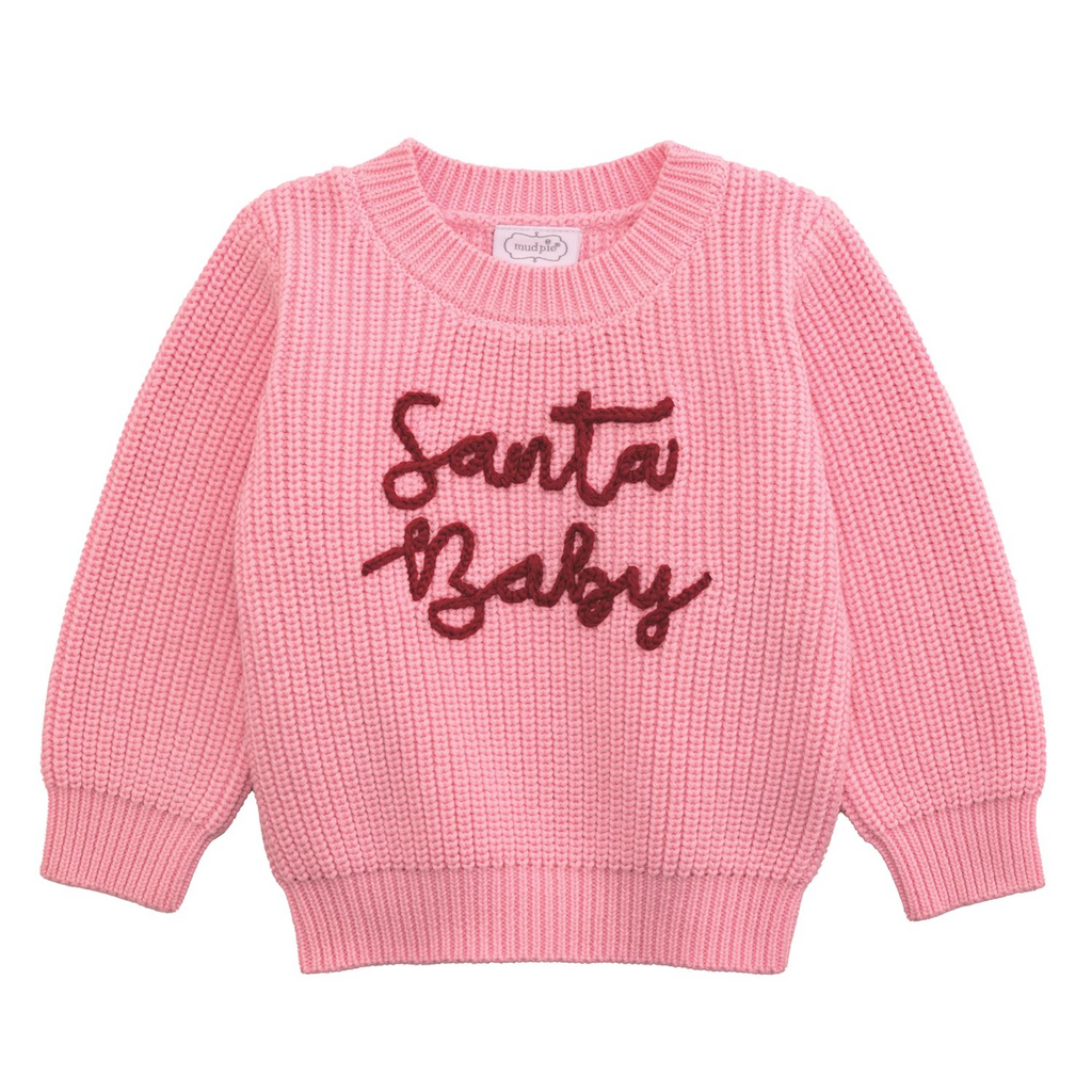 Youth Sweet Santa Baby Sweater – Mermaid Cove