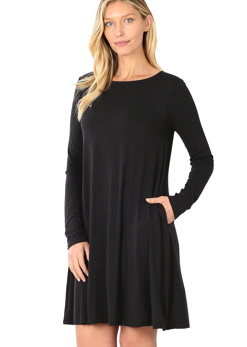 Charlise Dress in Black - Final Sale – Mermaid Cove