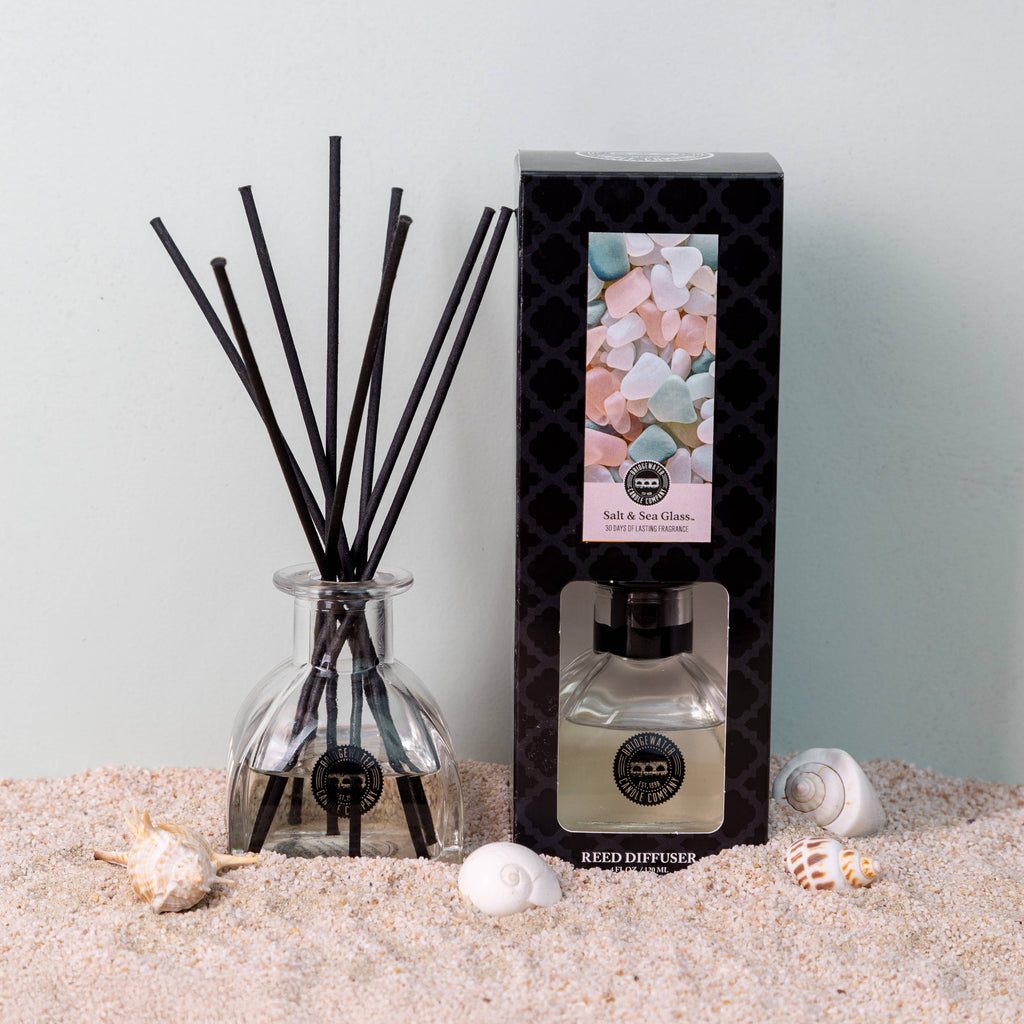 Salt & Sea Glass Reed Diffuser – Mermaid Cove