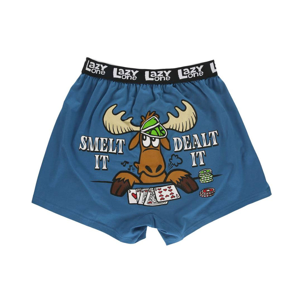 Smelt it Dealt it Moose Boxers – Mermaid Cove