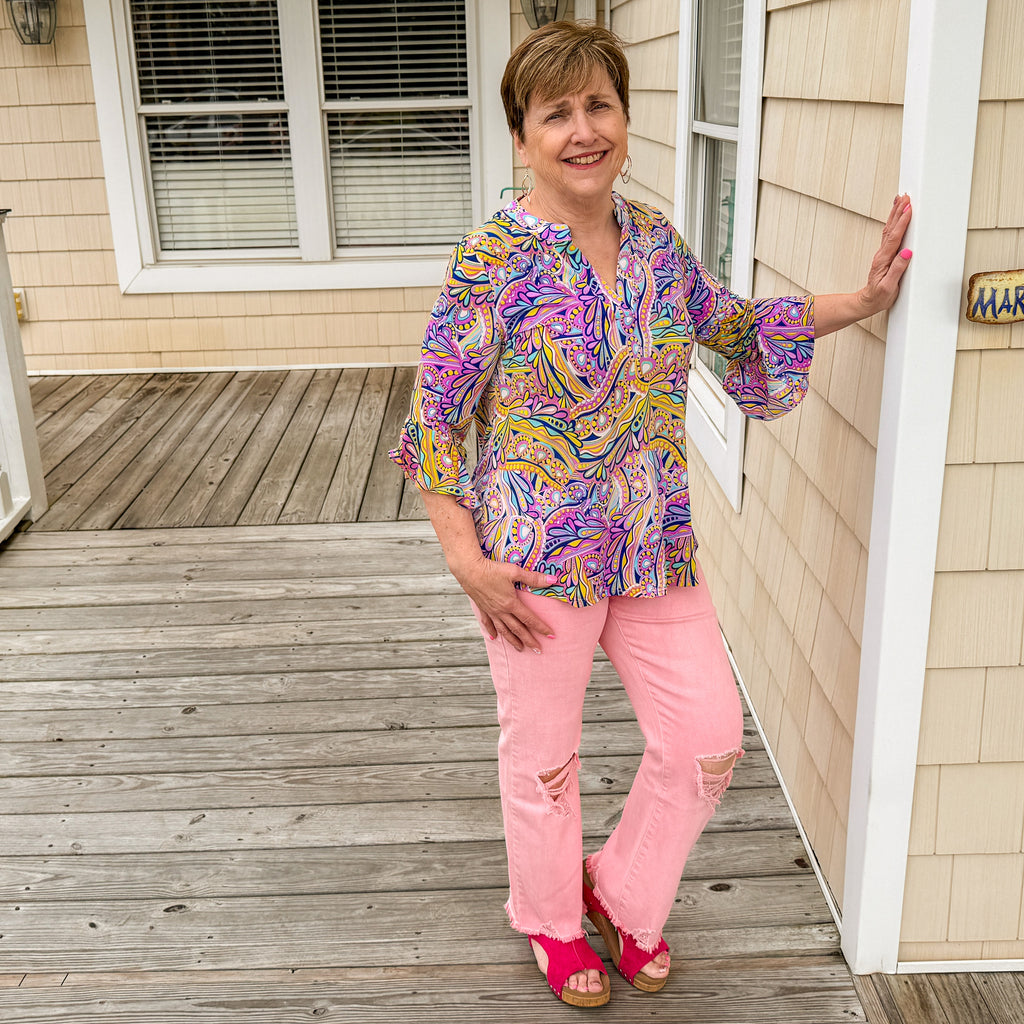 Hazy Morning Faith Top Final Sale – Mermaid Cove