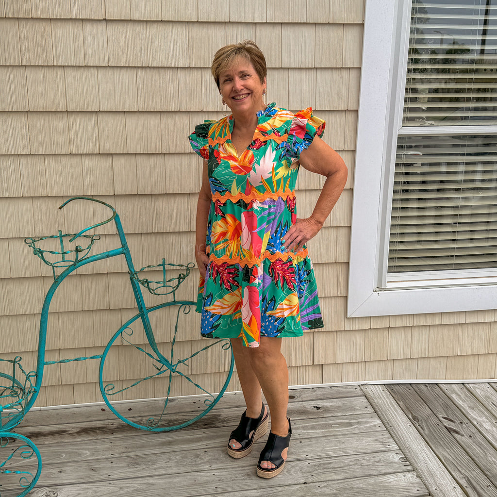 Day in Cabo Dress in Green – Mermaid Cove