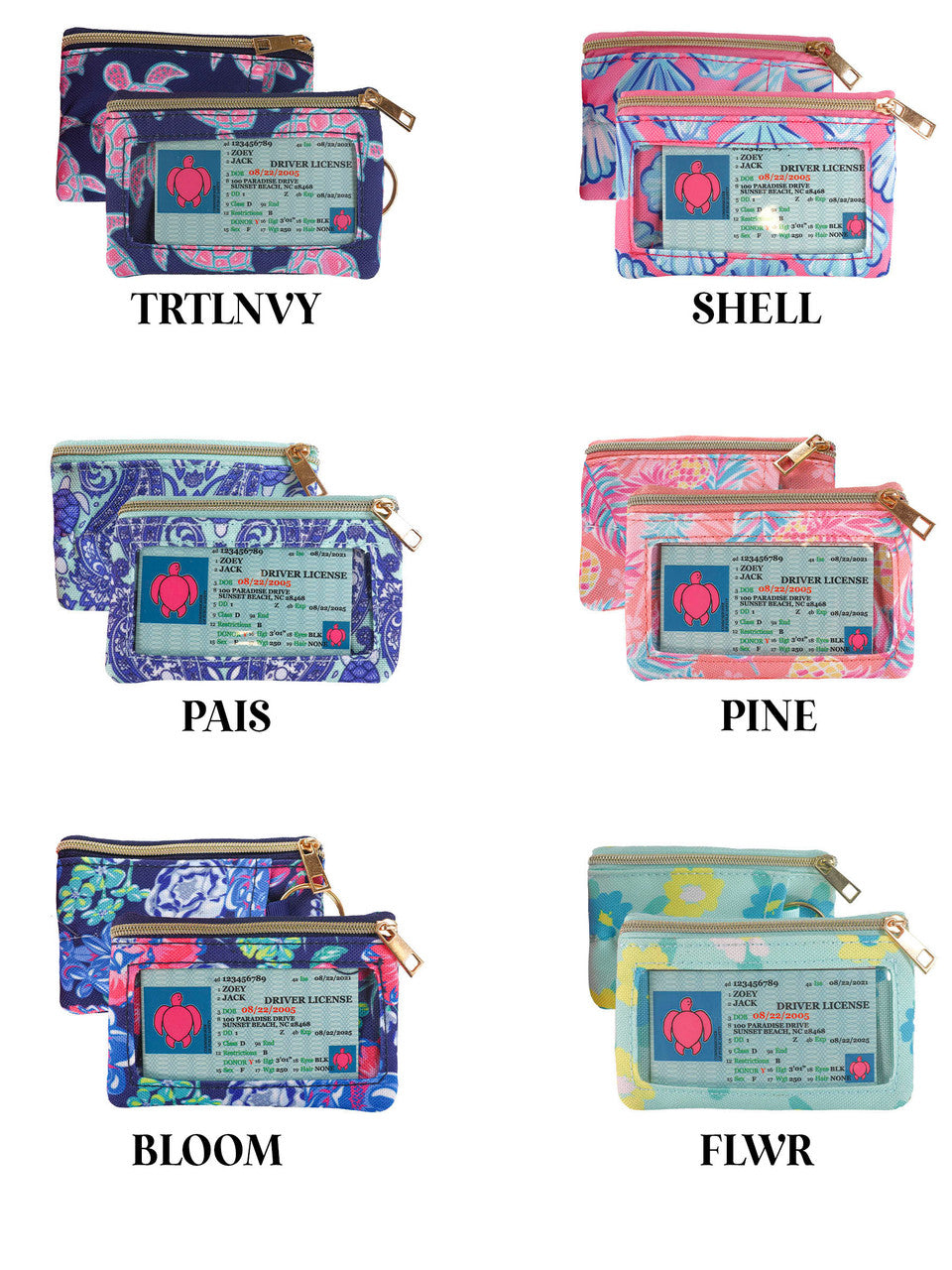 Simply Southern Zip Wallet *6 Colors* – Mermaid Cove
