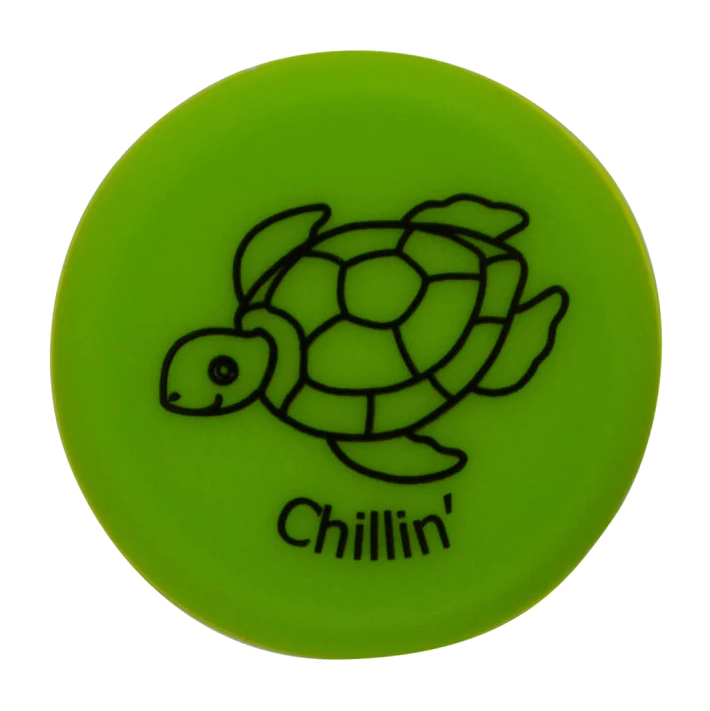 Slogan Cap - Green - Turtle Chillin – Mermaid Cove