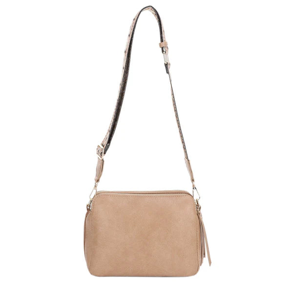 Run Around Crossbody Bag in Nude – Mermaid Cove