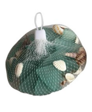 Buy Seaglass and Shells Net Bag *Blue or Natural* at Mermaid Cove for ...