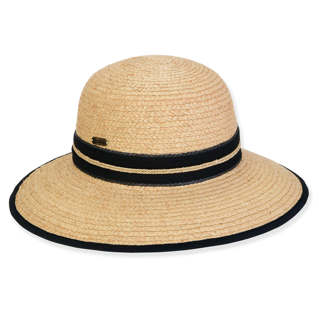 Never Too Late Raffia Backless Hat in Neutral – Mermaid Cove