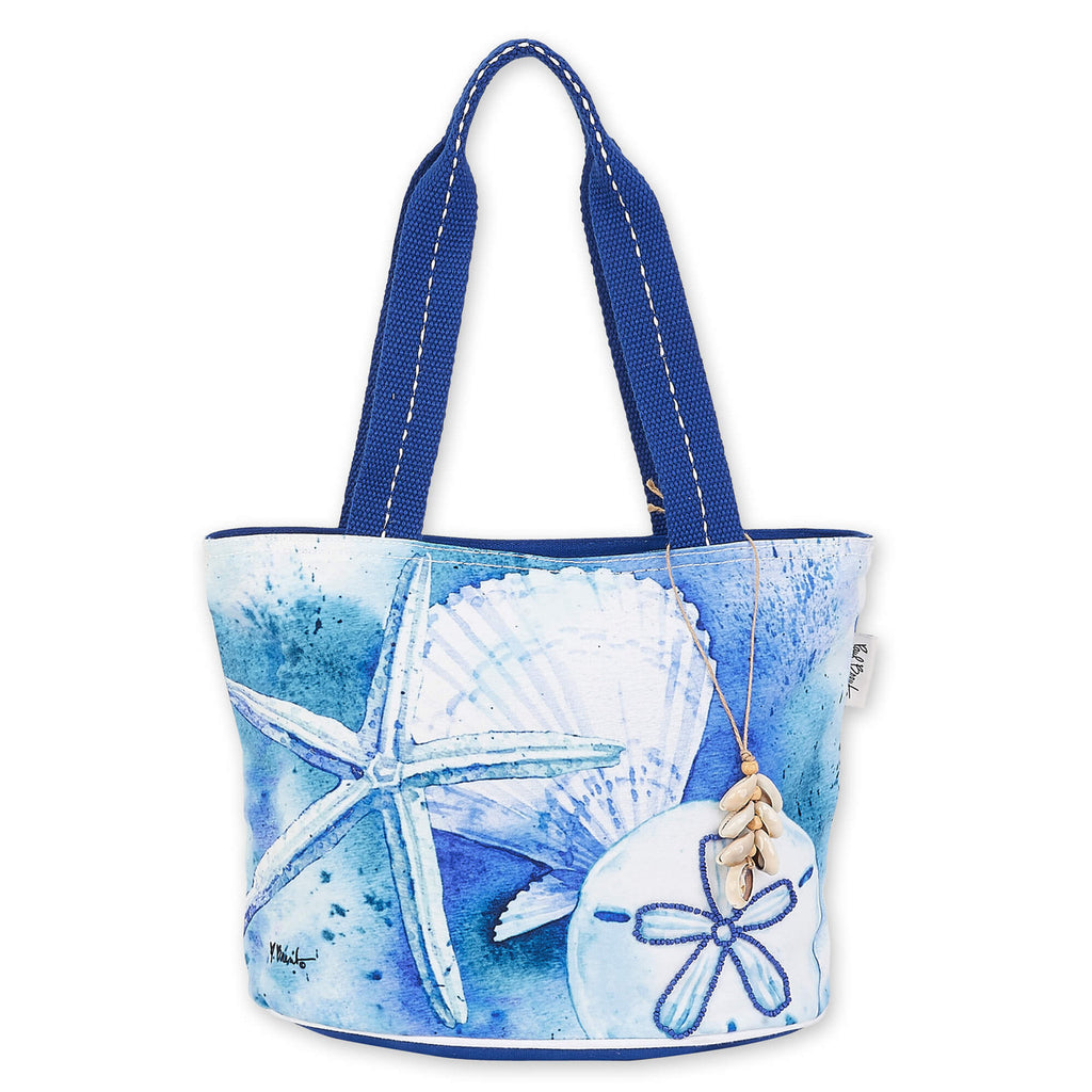 Blue Seashells Tote – Mermaid Cove