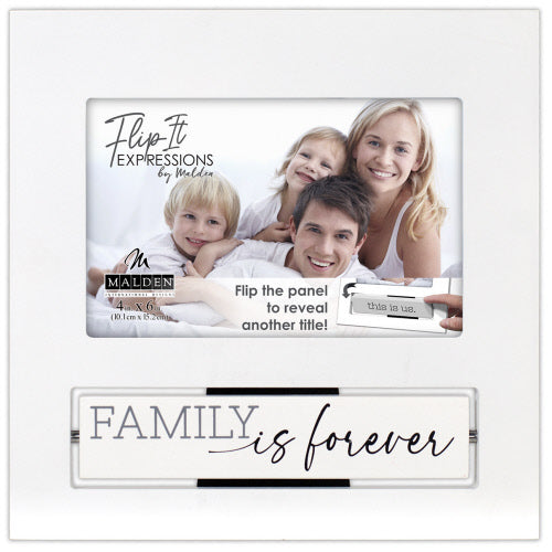 Family is Forever Flip It 4X6 Frame – Mermaid Cove