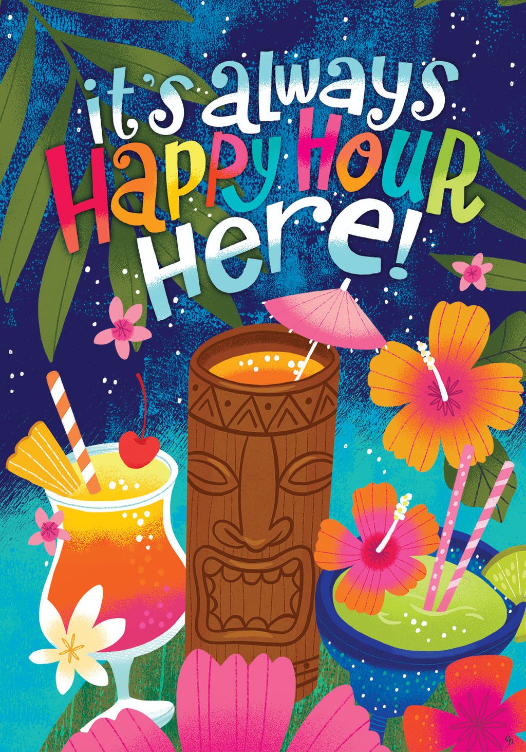 Tiki Party Flag – Mermaid Cove