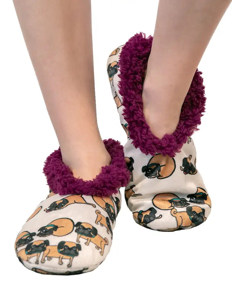 Snug Pug Fuzzy Feet Slipper – Mermaid Cove