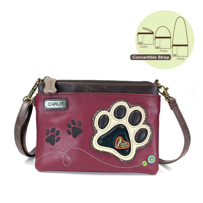 Ivory Paw Print Mini Crossbody – Mermaid Cove