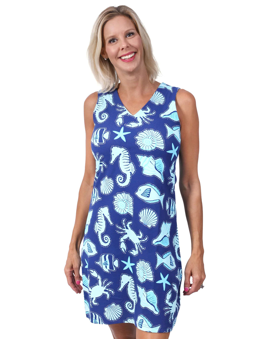 Sheila Nautical Shift Dress - Waikiki – Mermaid Cove