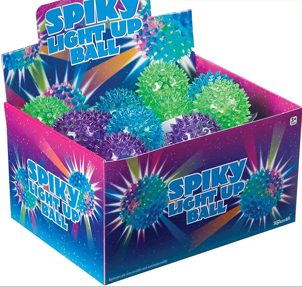 Flashing Spiky Ball, Bouncy, Squeezy, Tactile Toy – Mermaid Cove